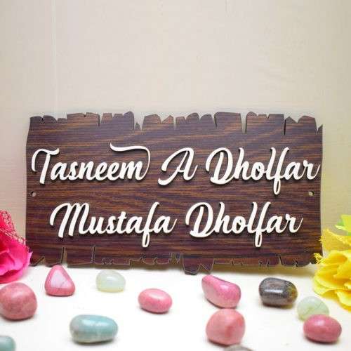 Classy Metal Steel Signature Name Plate