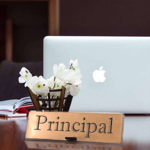 Principal Desk Name Plate - Corporate Office Name Plates - Royal Gifts