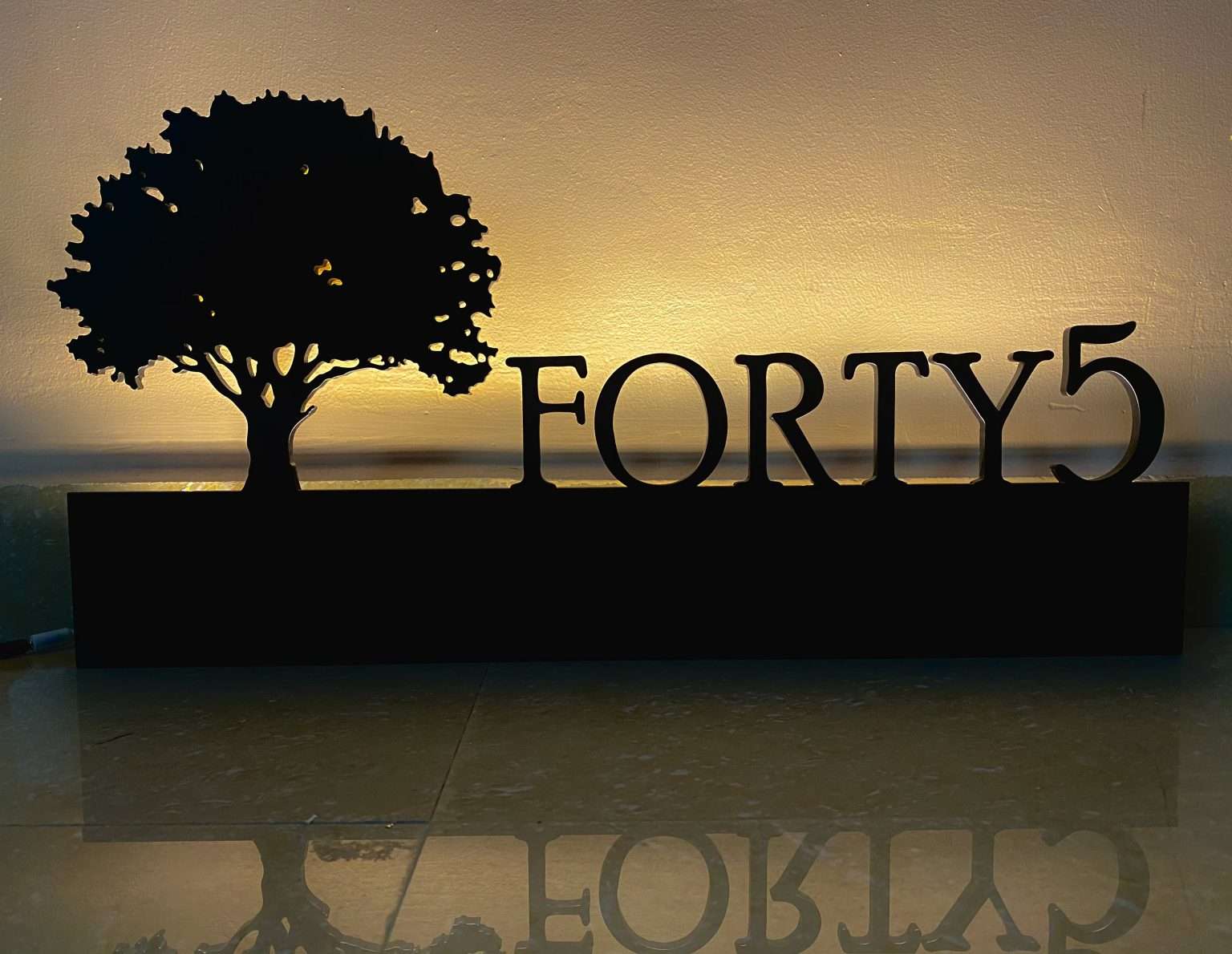 Shadow Box LED Name Plate - Royal Gifts