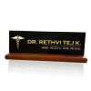 Printed Doctor Desk Name Plate - Corporate Office Nameplates - Royal Gifts